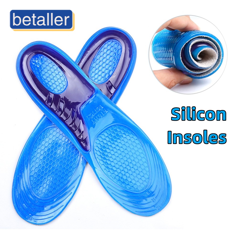 Silicone Gel Orthopedic Insoles Arch Support Pads Shoe Inserts ...