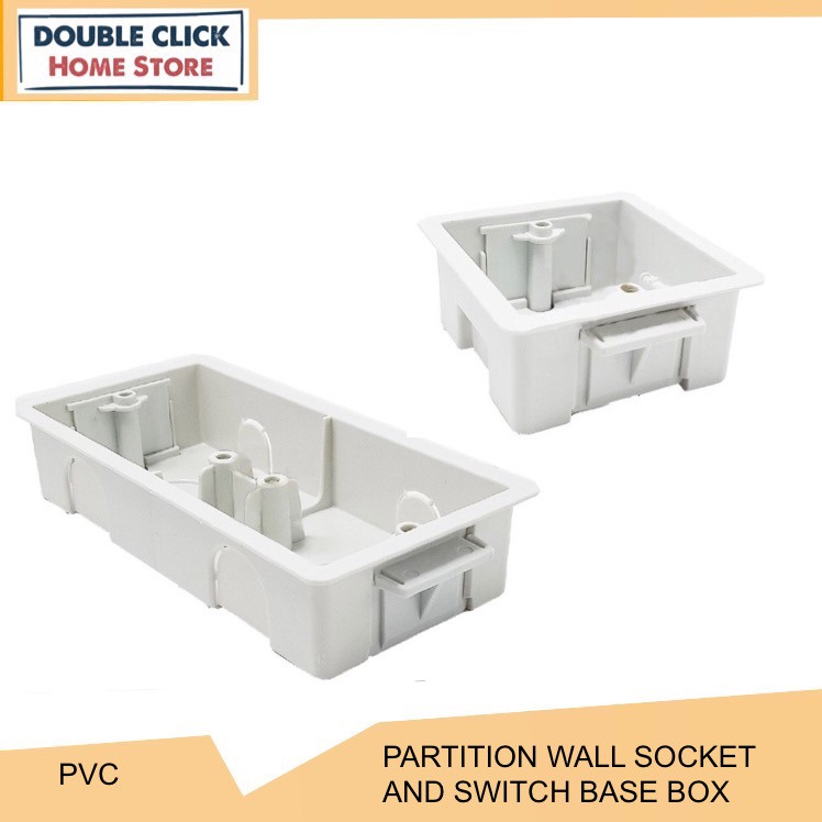 Pvc 3 x 3" / 3 x 7" Partition Box Partition Base Wall Socket And Switch ...