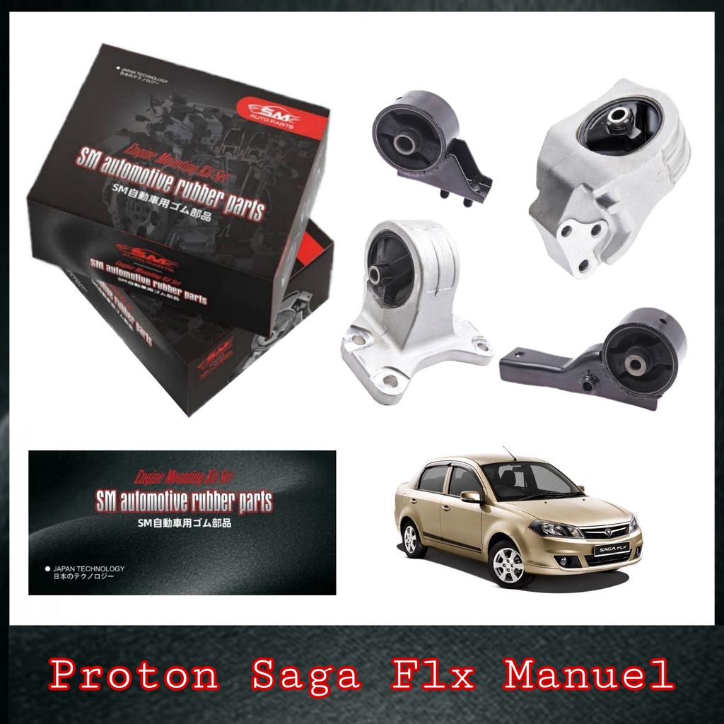 SM Engine Mounting Set - Proton Saga FLX Manual 2011-2016 ( 1+1Year ...
