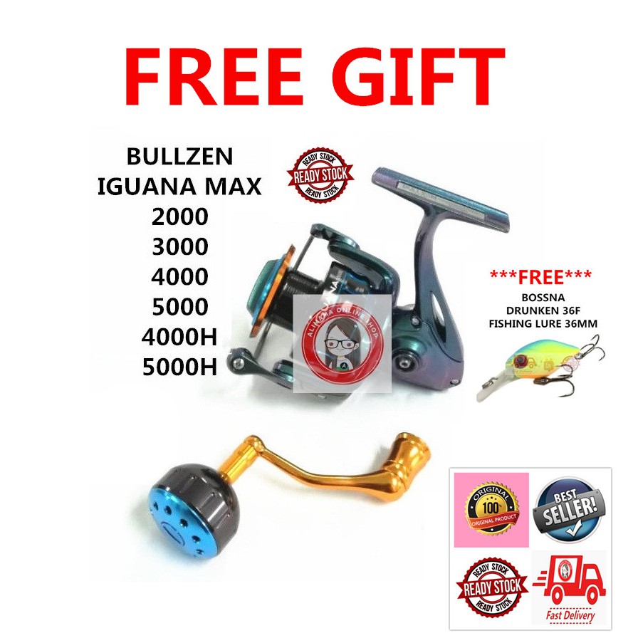 *BUY 1 FREE 1* BULLZEN IGUANA MAX 800 / 2000 / 3000 / 4000 / 5000 ...