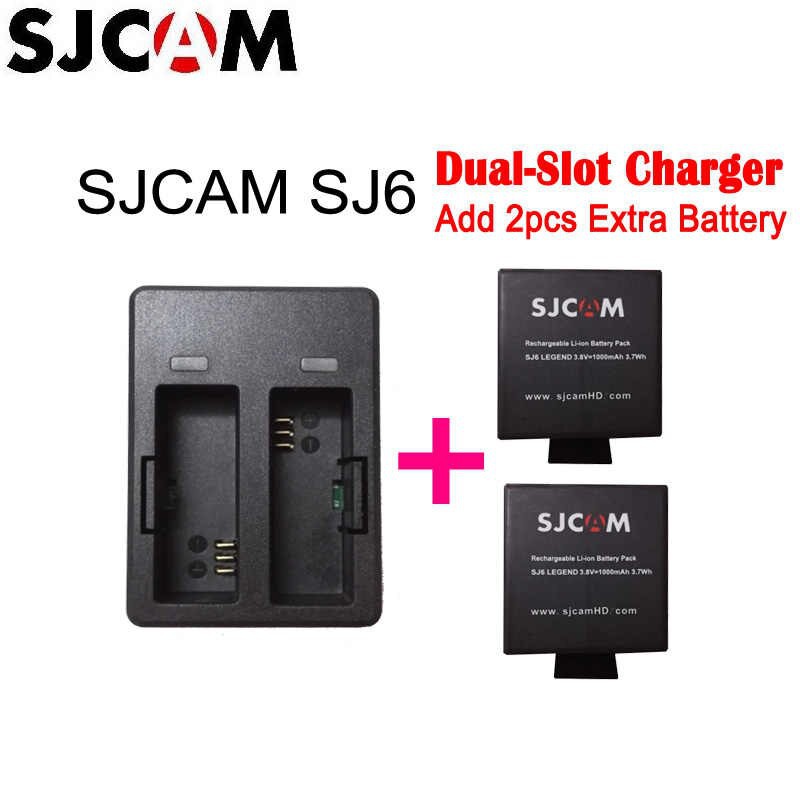 SJCAM SJ6 Battery & Dual Charger for SJ6 Legend Action Camera (Battery ...