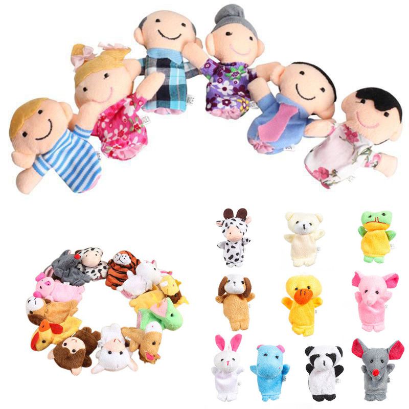 Finger Charming Animal Puppets Doll Set For Interactive Storytelling ...