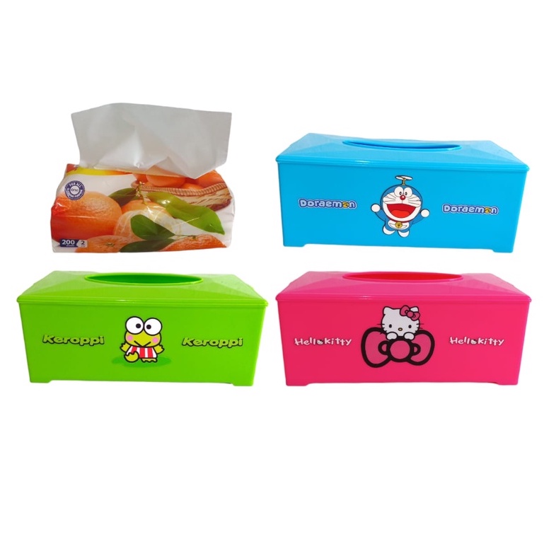 HELLOKITTY TISSUE PLACE / KEROPI TISSUE PLACE / DORAEMON TISSUE PLACE ...