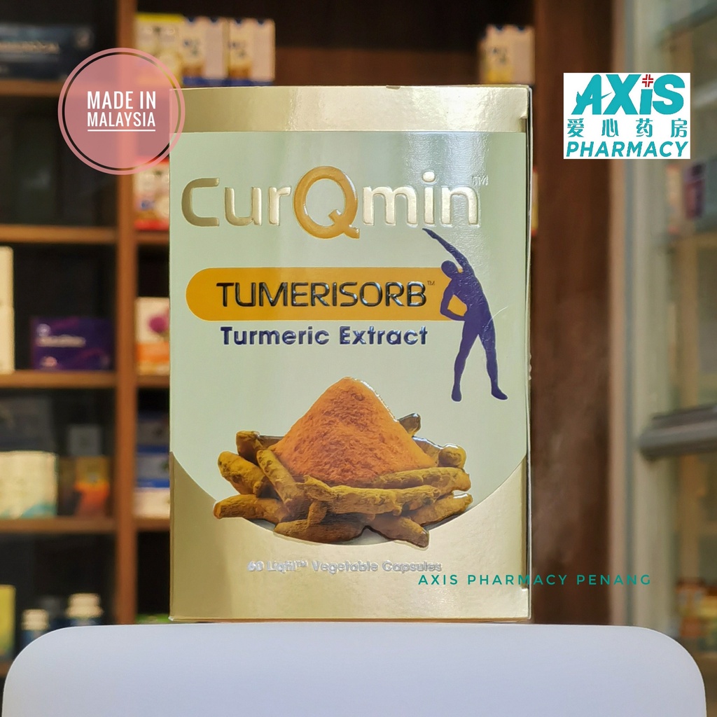 LIVE-WELL CURQMIN TUMERISORB TURMERIC EXTRACT 335MG 60's VEGETABLE ...