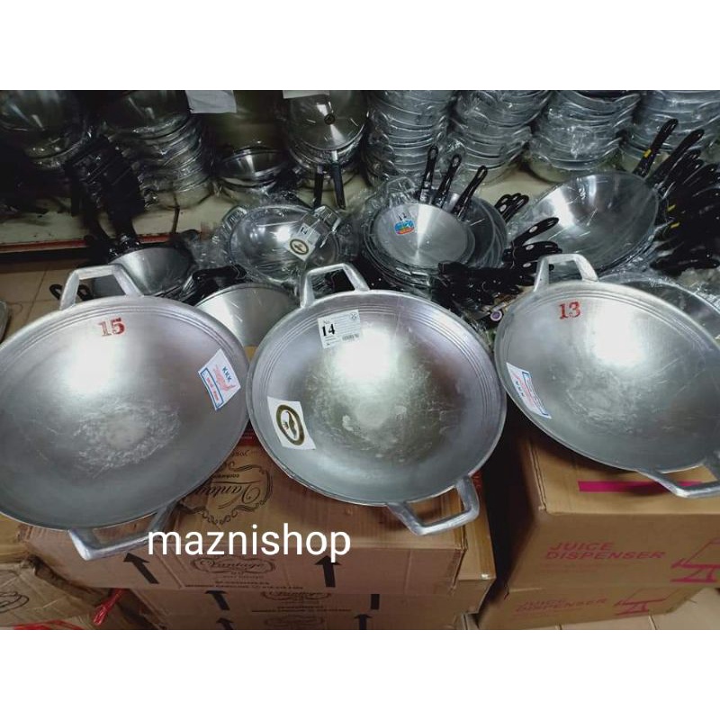 [ Saiz 8"~20"]KUALI CAP BUAYA Kuali Besi Ada Pemegang Kuali Cap Buaya ...