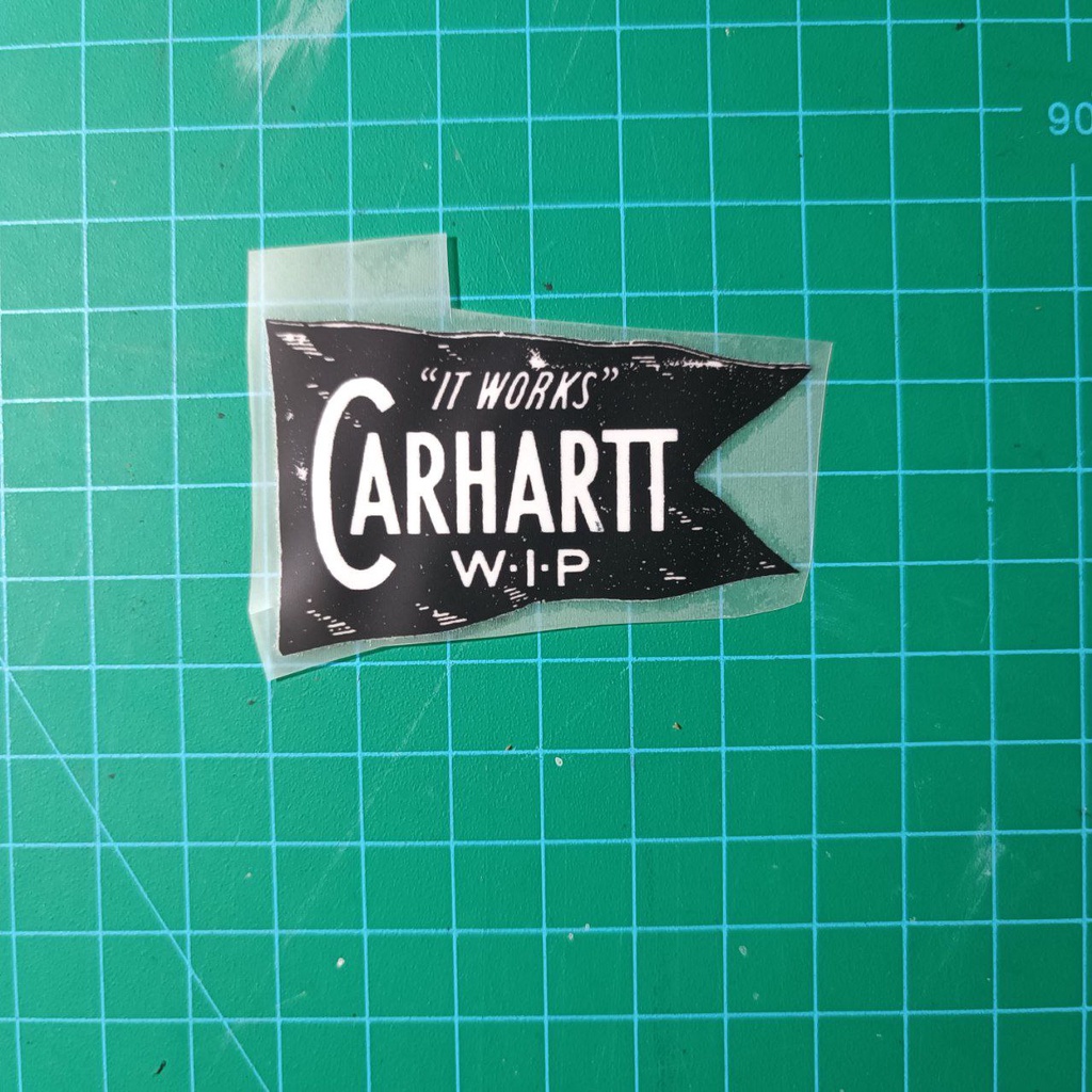 DIY Sticker Baju (Carhartt 2) Iron On / Heat Press | Shopee Malaysia