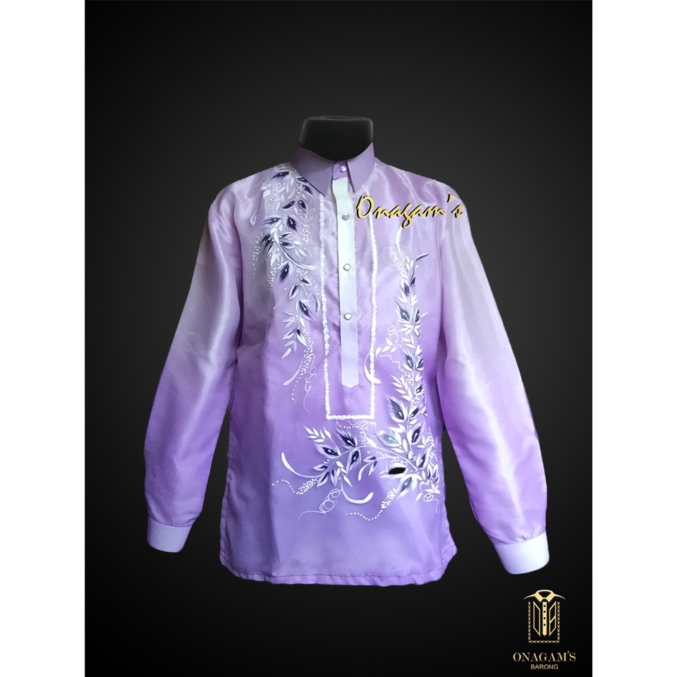 HAND PAINTED BARONG TAGALOG | Shopee Malaysia