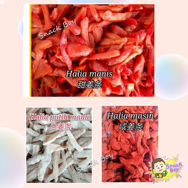 (ready stock) Asam Halia manis /halia masin /halia putih madu 200g ...