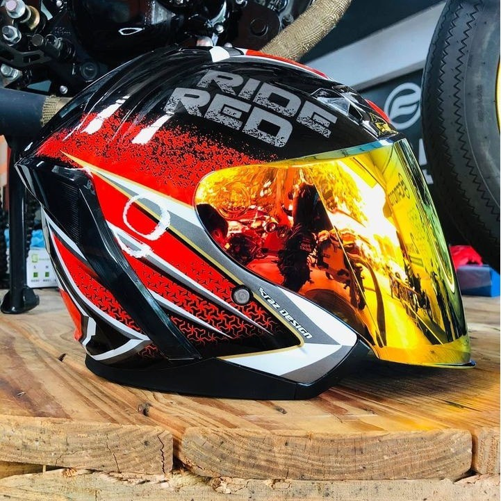 MHR Beatz OF622 Honda Repsol Red HRC MM93 Wings Motogp Satu Hati Helmet ...