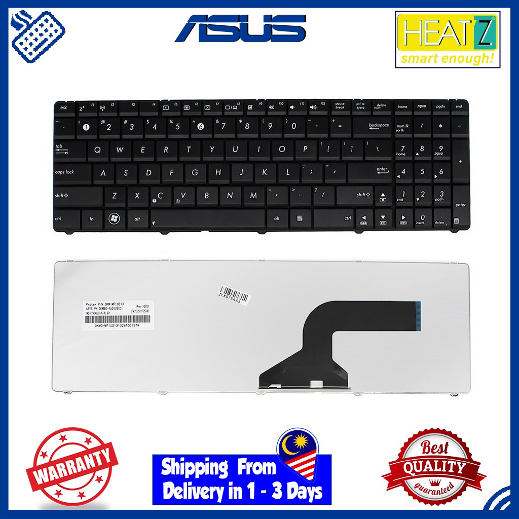 Asus X54 K52 K52J K52F K52JK K52JB K52JC A53 N53 N53SV K52 A52 G53 G51 ...