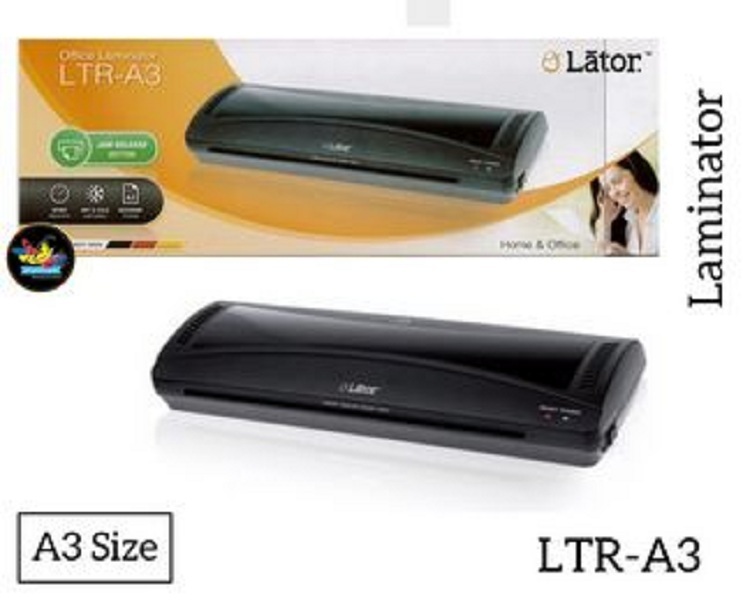 LATOR A3 Size Laminator Machine Home and Office (Mesin Foto Laminate ...