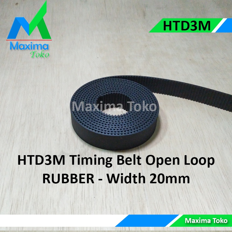 Htd3m Timing Belt Open Loop RUBBER Width 20mm HTD 3M PER METER Pitch ...