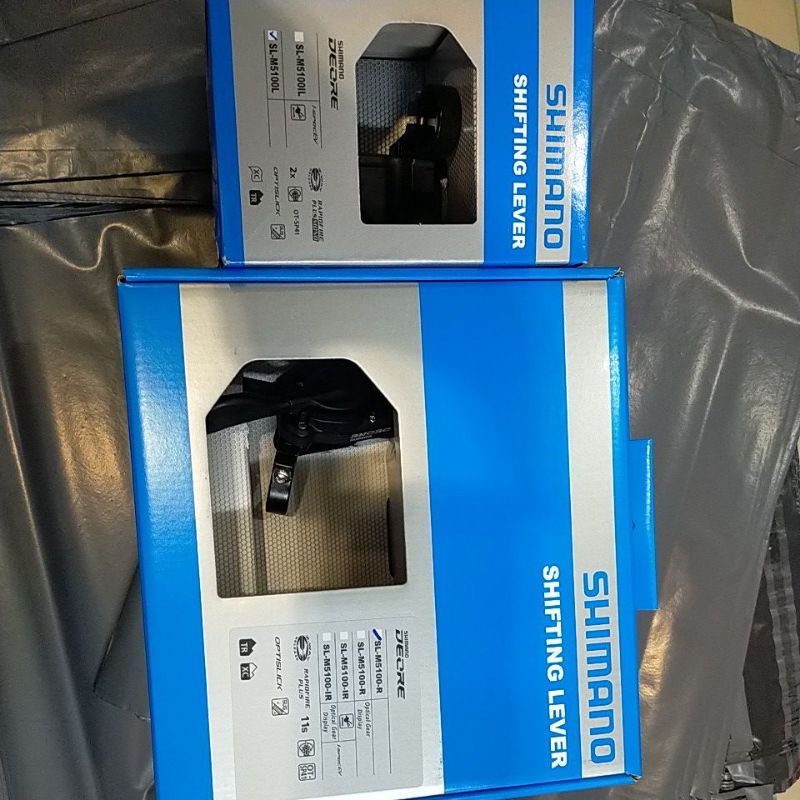 SHIMANO DEORE M5100 2 X 11 SPEED SHIFTER SHIMANO BOX WITH SHIMANO ...