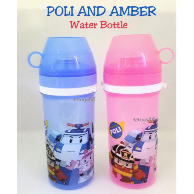 ROBOCAR POLI WATER BOTTLE WATER TUMBLER POLI BOTTLE WITH DRINKING CUP ...