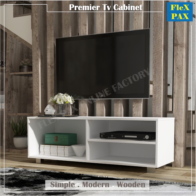 ⭐【Ready Stock】⭐ FlexPax Furniture ⭐TV CABINET RACK 4 FT tv console almari TV Media Storage ...