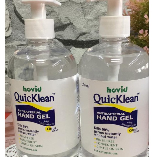 Hovid Quicklean Antibacterial Hand Gel 1x500ML | Shopee Malaysia