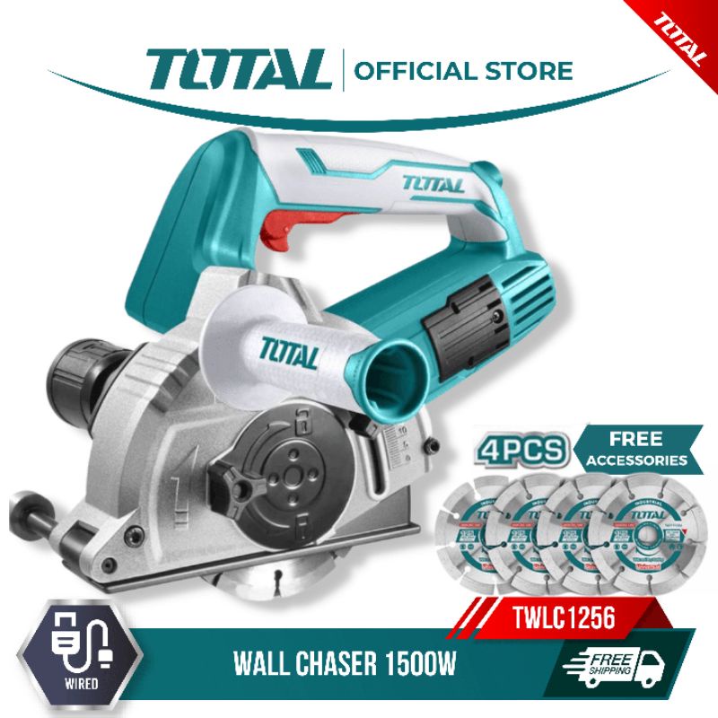 Total Wall Chaser (1500W) TWLC1256 | Shopee Malaysia