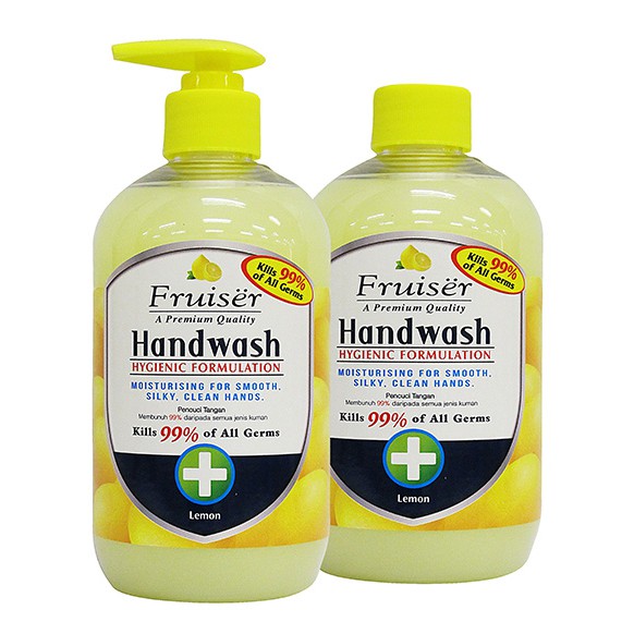 Fruiser Moisturising Hand Wash Lemon (500ml x 2's) | Shopee Malaysia