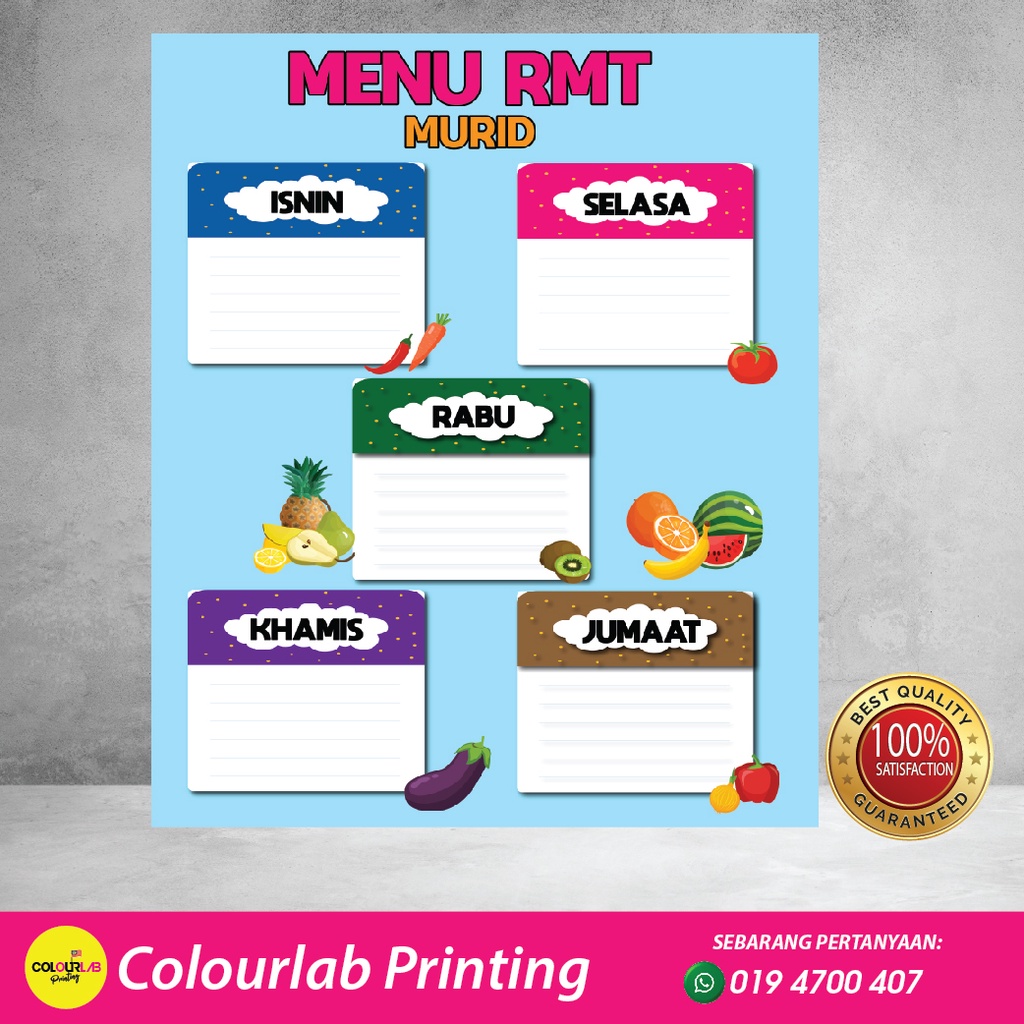 Banner RMT sekolah rendah | Shopee Malaysia