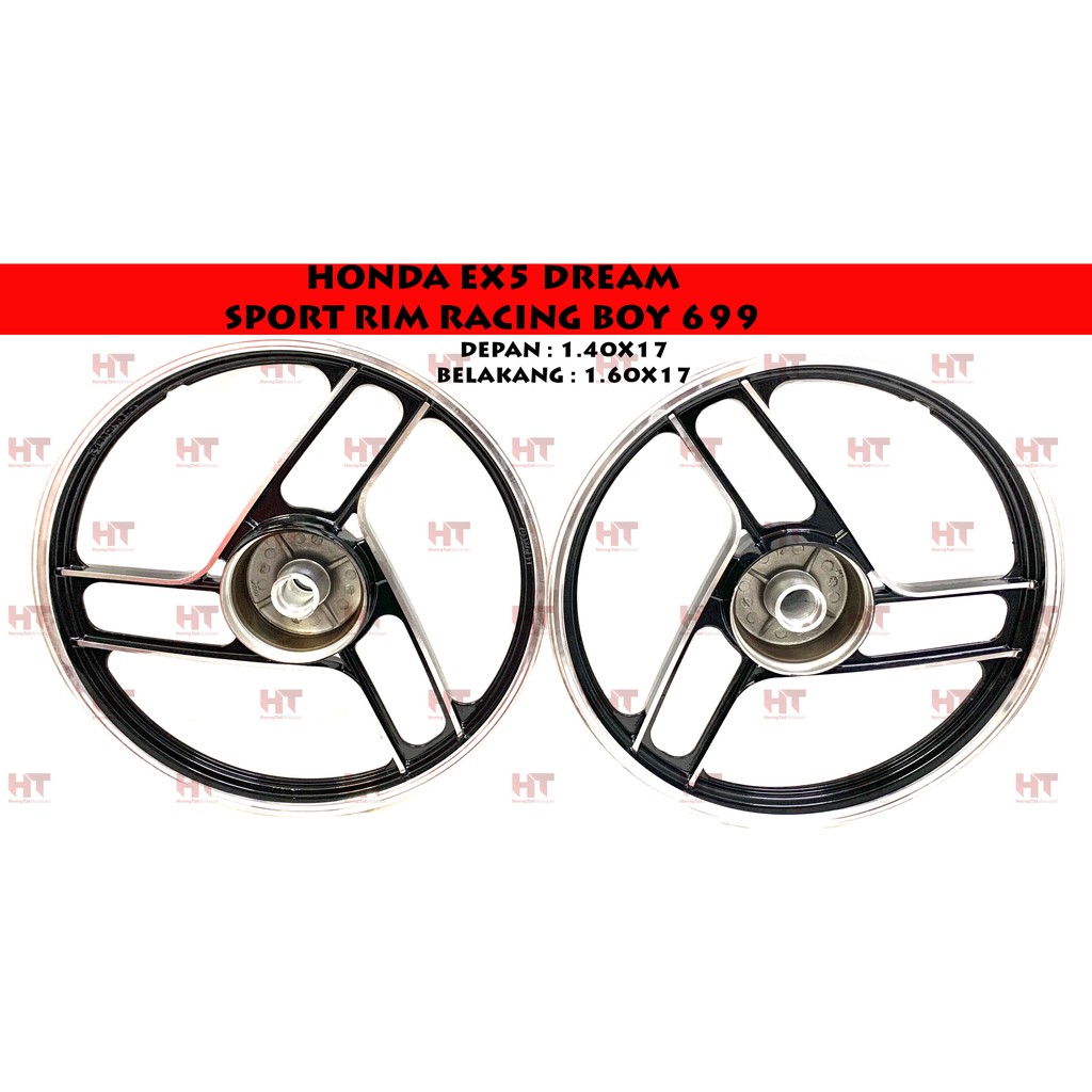 Sport Rim Racing Boy 699 Honda EX5 Dream(Black) | Shopee Malaysia