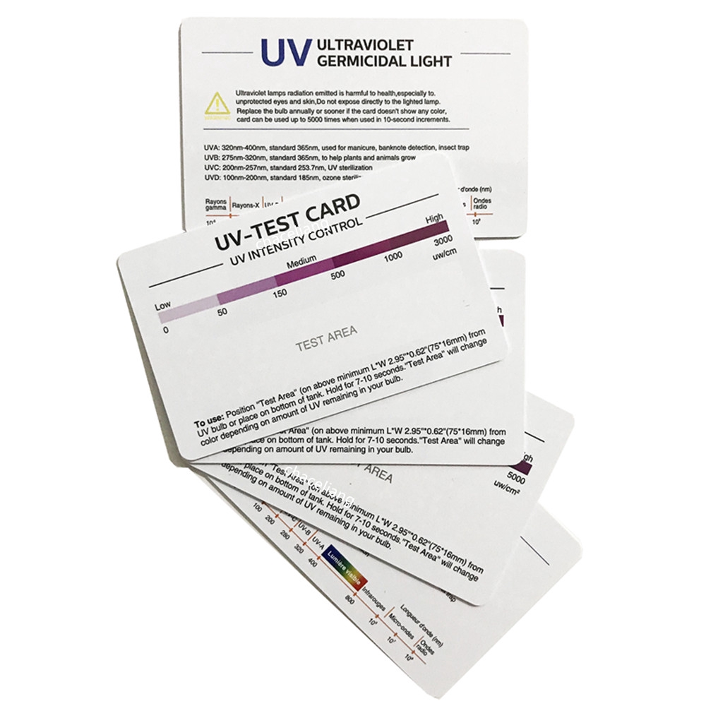 Sun Protection Card for UV Reusable UV Test Card (5000 tests ...