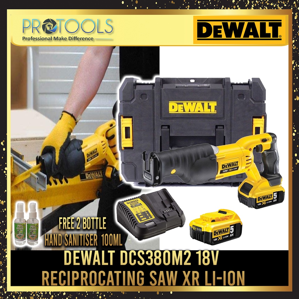Dewalt DCS380M2-KR 18V Cordless Reciprocating Saw(DCS380) | Shopee Malaysia