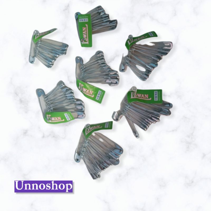 Swan Safety Pin Contents 12 pcs | Shopee Malaysia