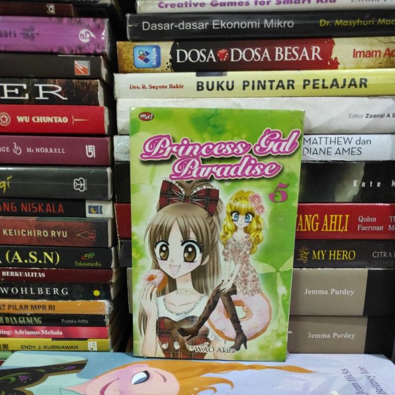 Original COMIC PRINCESS GAL PARADISE 5 WAO AKIRA | Shopee Malaysia