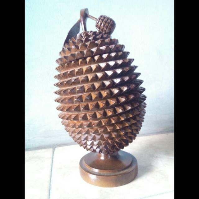 KAYU Durian Durian Fruit Model Jar Made of Teak Wood | Shopee Malaysia