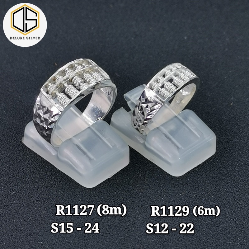 925 Silver ABACUS Fortune Couple Rings (Unisex/Couple Ring) 纯银招财算盘戒指 (男女皆宜/情侣对戒) Silver Cincin ...
