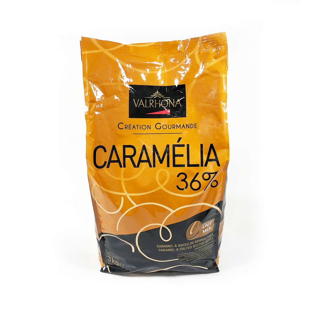 VALRHONA, MILK CARAMELIA BUTTONS 36%, FRENCH PREMIUM BAKING CHOCOLATE ...