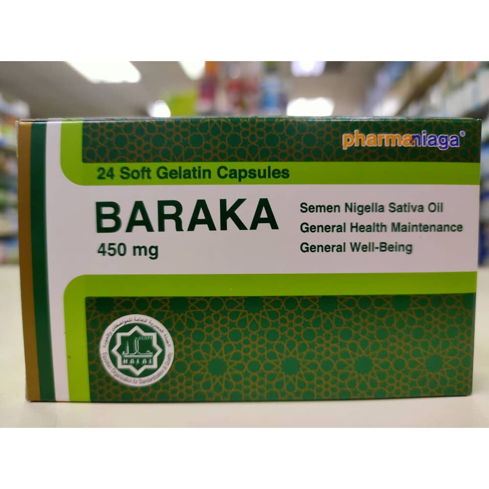 Baraka 450mg (24s Soft Gelatin Capsules) | Shopee Malaysia