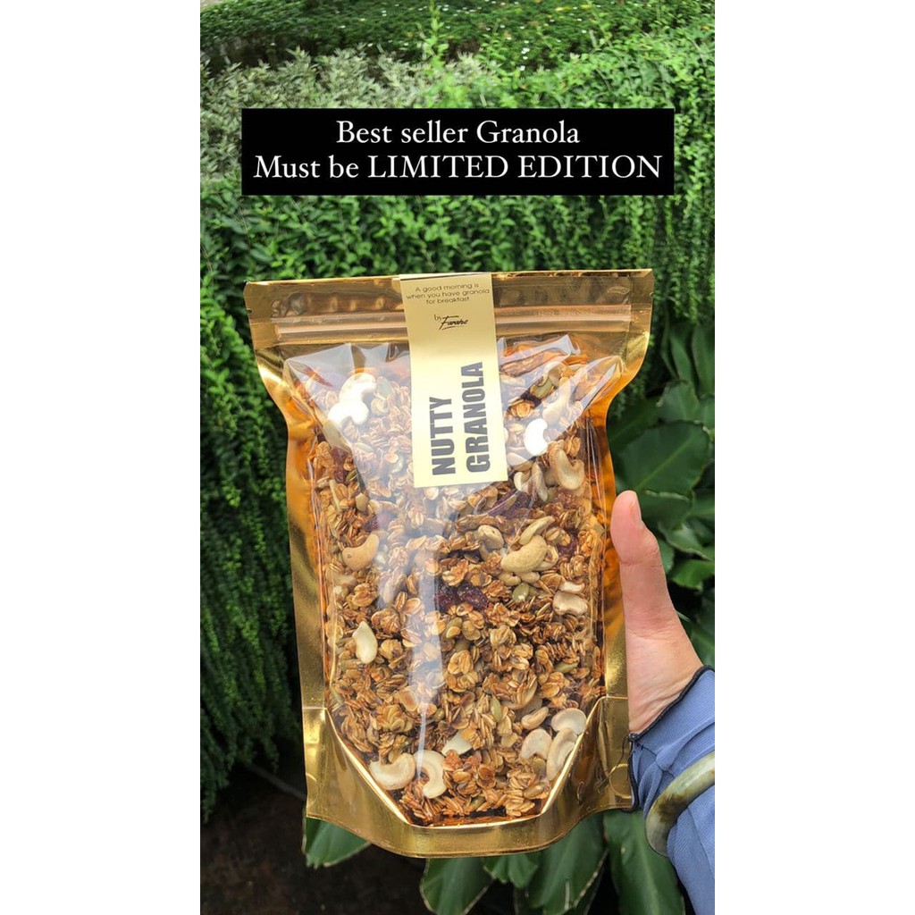 Homemade Nutty Granola Healthy Snack of Breakfast Meal (200g and 400g ...