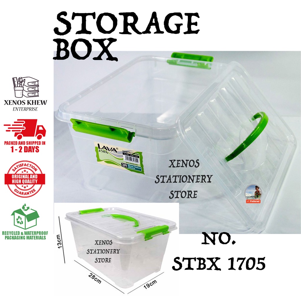 LAVA STORAGE BOX / KOTAK SIMPANAN / 储物盒 - 5L - STBX1705 (READY STOCK ...