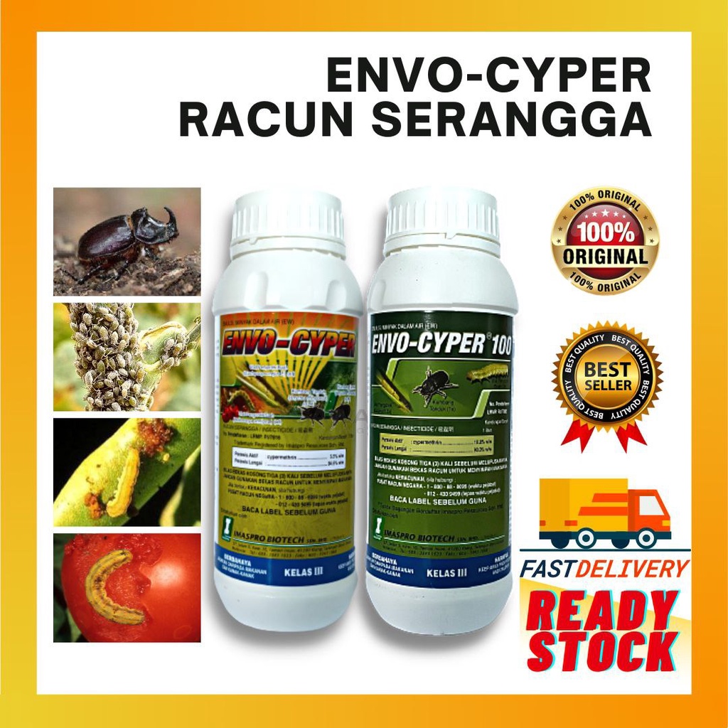 ENVO CYPER/ENVO CYPER 100 Racun Kumbang Racun Serangga / Pest Control | Shopee Malaysia