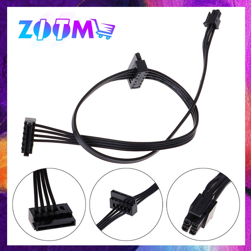 NEW 45CM CABLE MINI 4 PIN TURN 2 SATA POWER SUPPLY FOR LENOVO MAIN ...