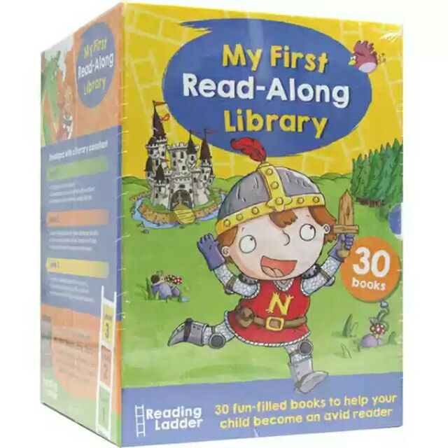 READING LADDER: MY FIRST READ-ALONG LIBRARY LEVEL 1-3 (30books ...