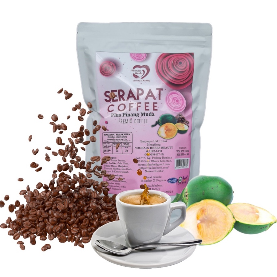 [KOPI HERBA WANITA] SERAPAT COFFEE PLUS PINANG MUDA UNTUK KETAT MISSV ...