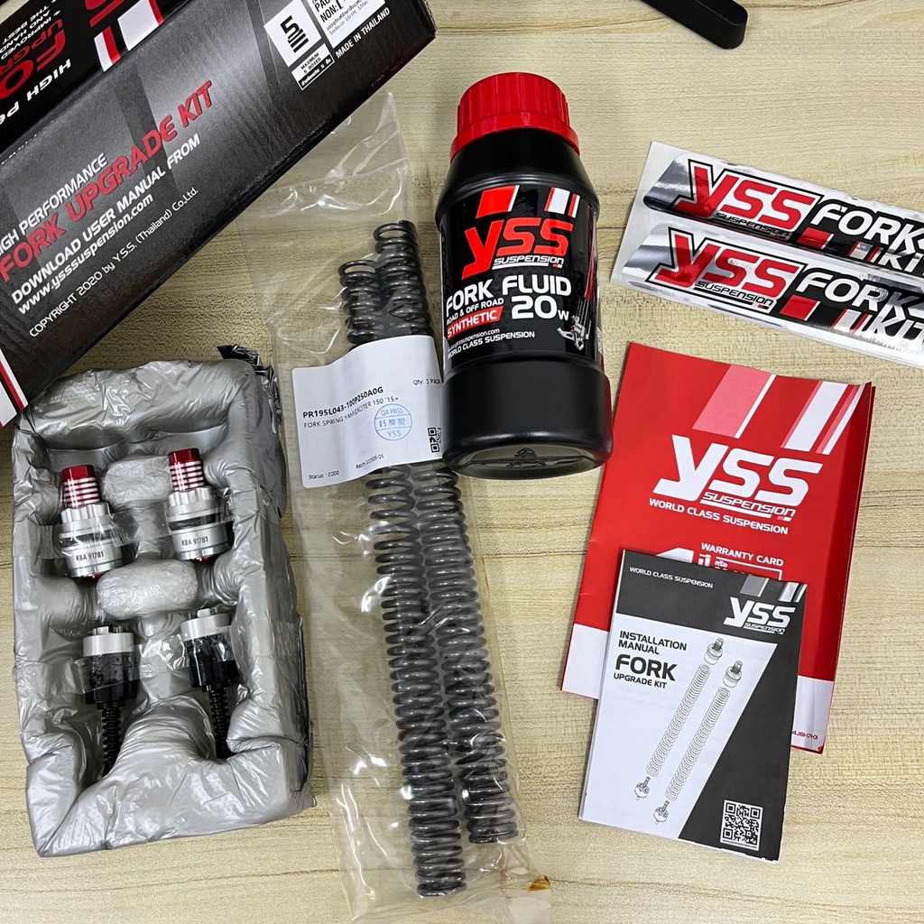 ORIGINAL YSS FORK KIT XMAX 250 300 R25 Y15 Y15ZR FORK UPGRADE KIT HIGH ...