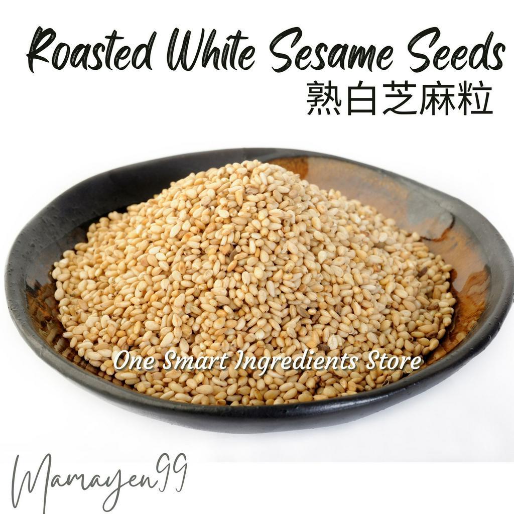 Roasted White Sesame Seed | 白芝麻粒 | Bijian Putih 黑芝麻 白芝麻 Peanut Kacang ...