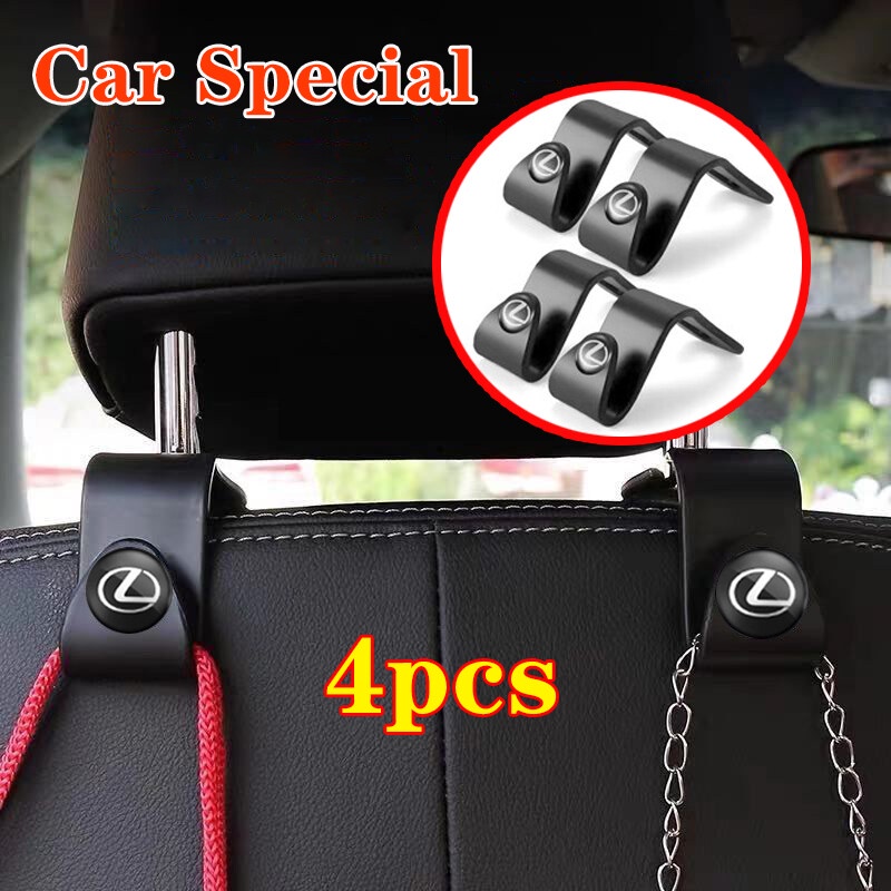 4 pieces/set Car seat back hook in-car organizer for Lexus nx200t ...