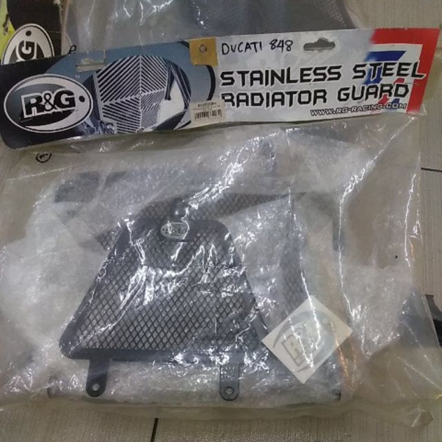 R&G radiator guard + oil cooler guard Ducati 848 1098 1198 | Shopee Malaysia