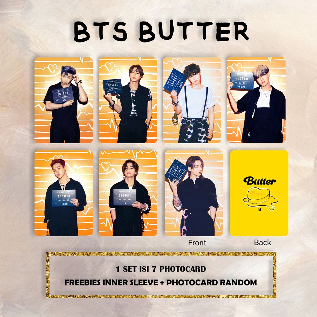 Bts BUTTER VER PHOTOCARD | Shopee Malaysia