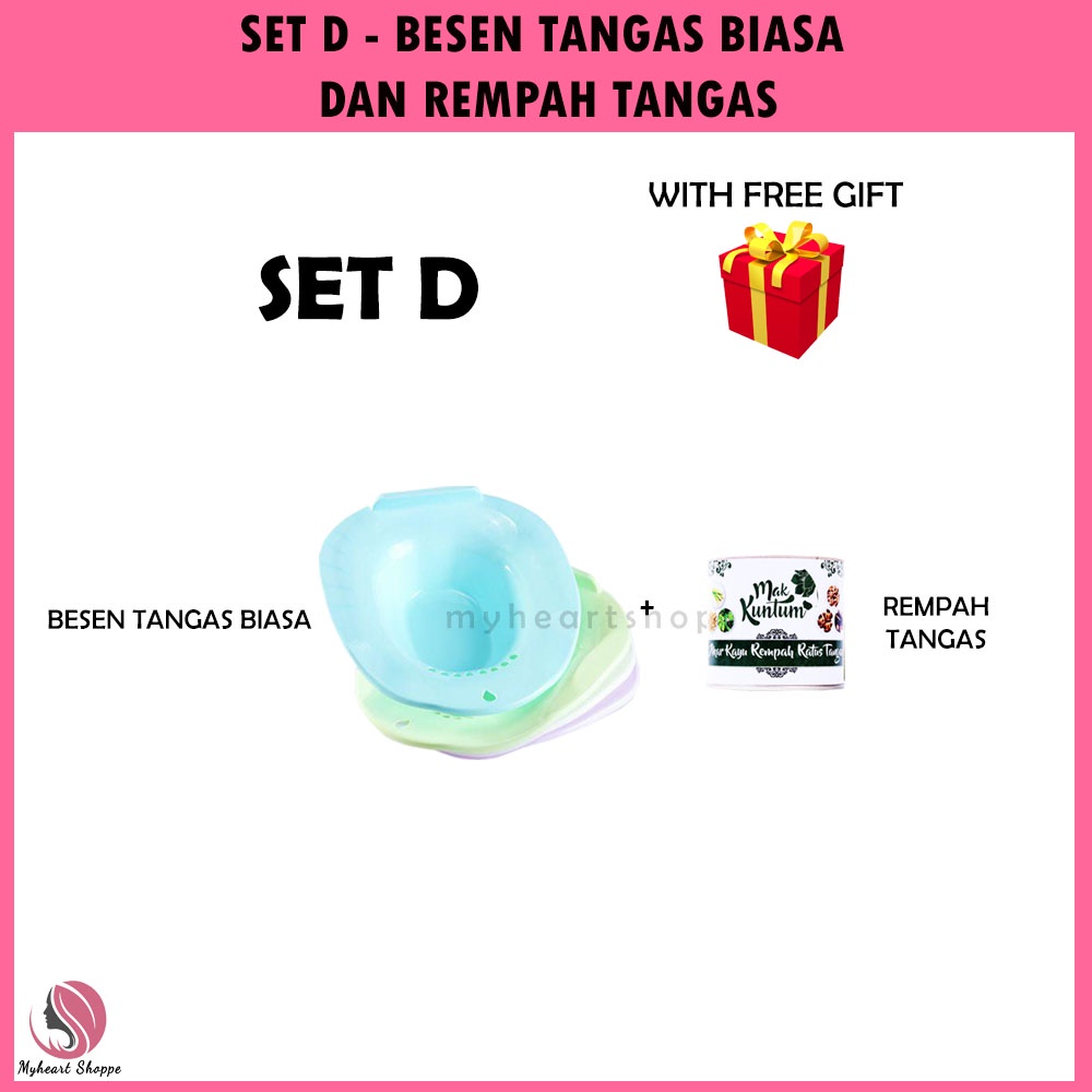 MAK KUNTUM Rempah Tangas dan Besen Tangas Set Tangas Cara Moden Tangas ...