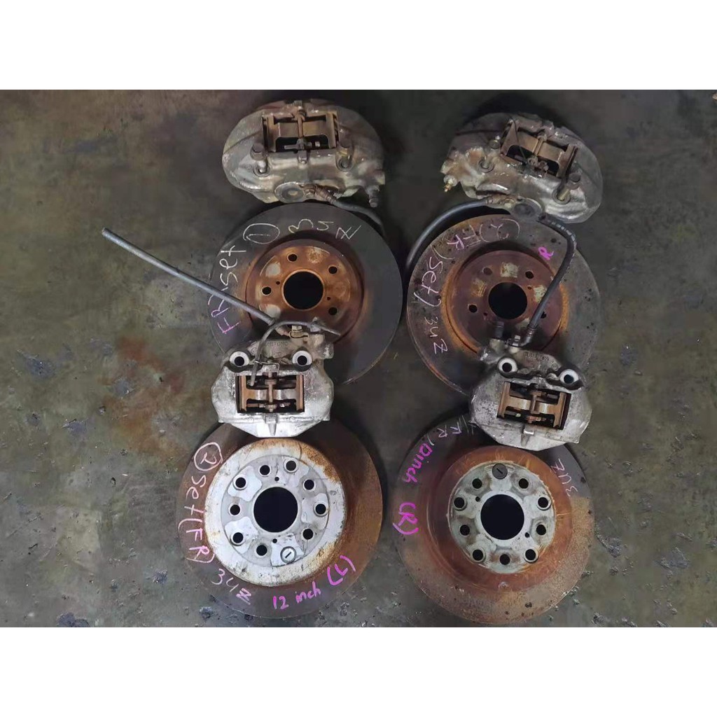 TOYOTA TRD SUMITOMO 4POT DISC WITH CALIPER 315MM MODIFIED(NO WARRANTY ...