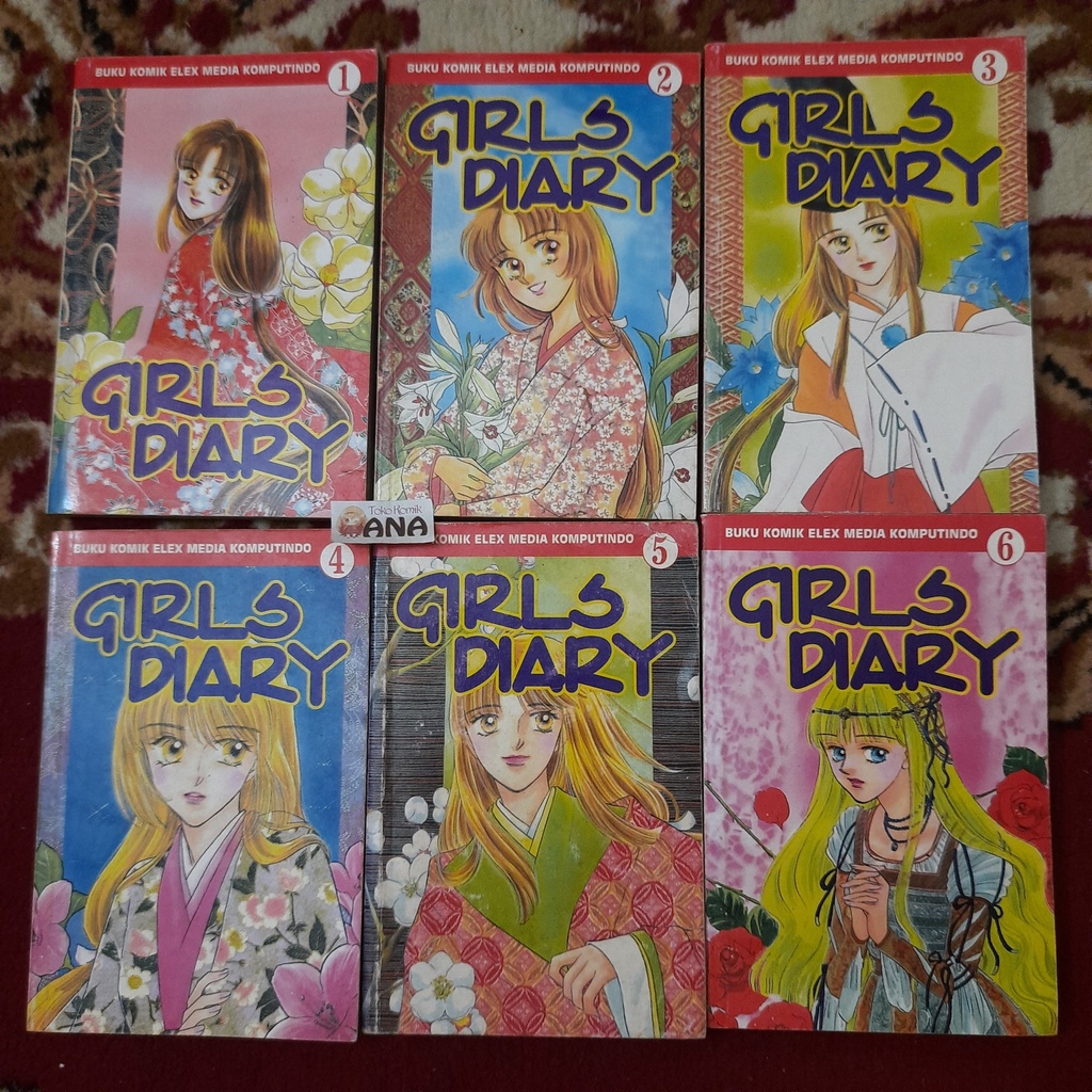 Comic SET Girls Diary 1-6 End (Yumi Kayama) | Shopee Malaysia