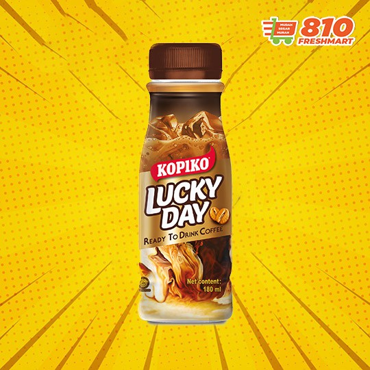 KOPIKO LUCKY DAY RTD coffee 180ML | Shopee Malaysia