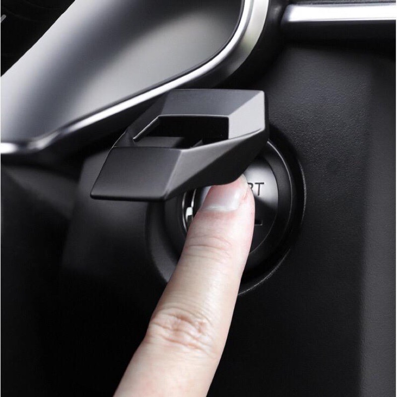Lamborghini Design Universal Push Start Button Cover Red Black ...