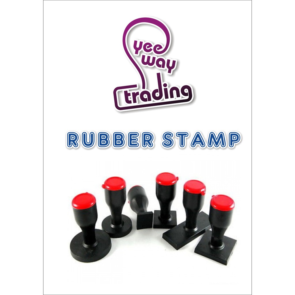 Rubber Stamp / Cop Getah Biasa | Shopee Malaysia