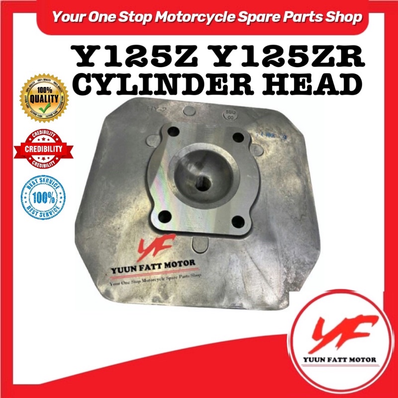 CYLINDER HEAD YAMAHA Y125 Y125Z Y125ZR 125ZR Y 125 Z BLOCK ASSY TIANG SHAFT STD RACING THAILAND ...